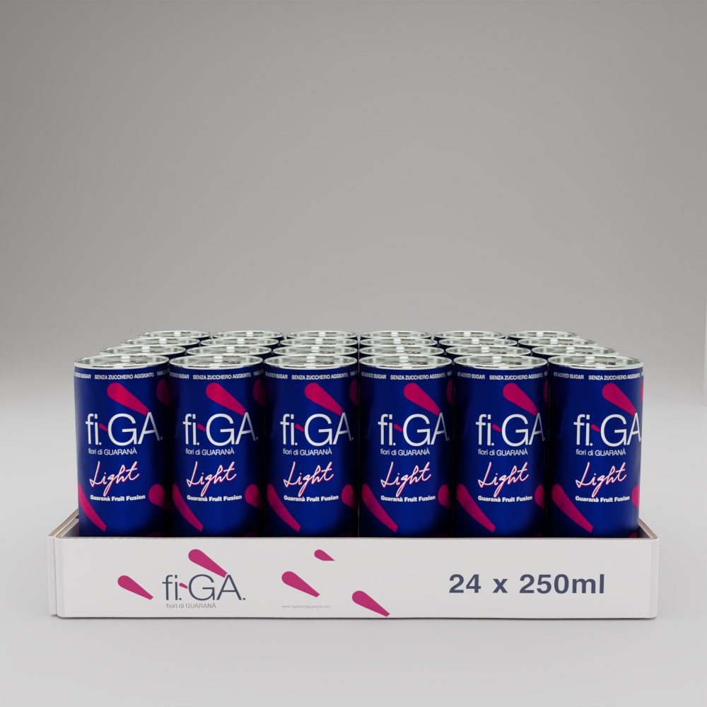 fi-GÀ fiori di GUARANÀ Light, 24x250ml - fi-GA fiori di guarana
